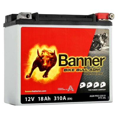 MC-batteri BIKE BULL AGM PRO ETX20L