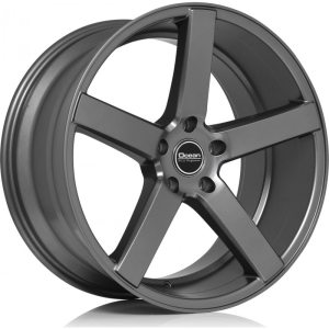 Ocean MK18 Svart 8,5x18 5x108 ET6 NAV 65,1 - Komplett med däck